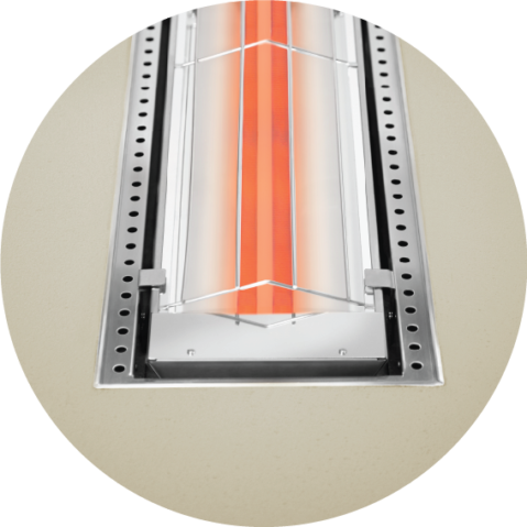 Infratech Flush Mount Frame Kit | Heating Green
