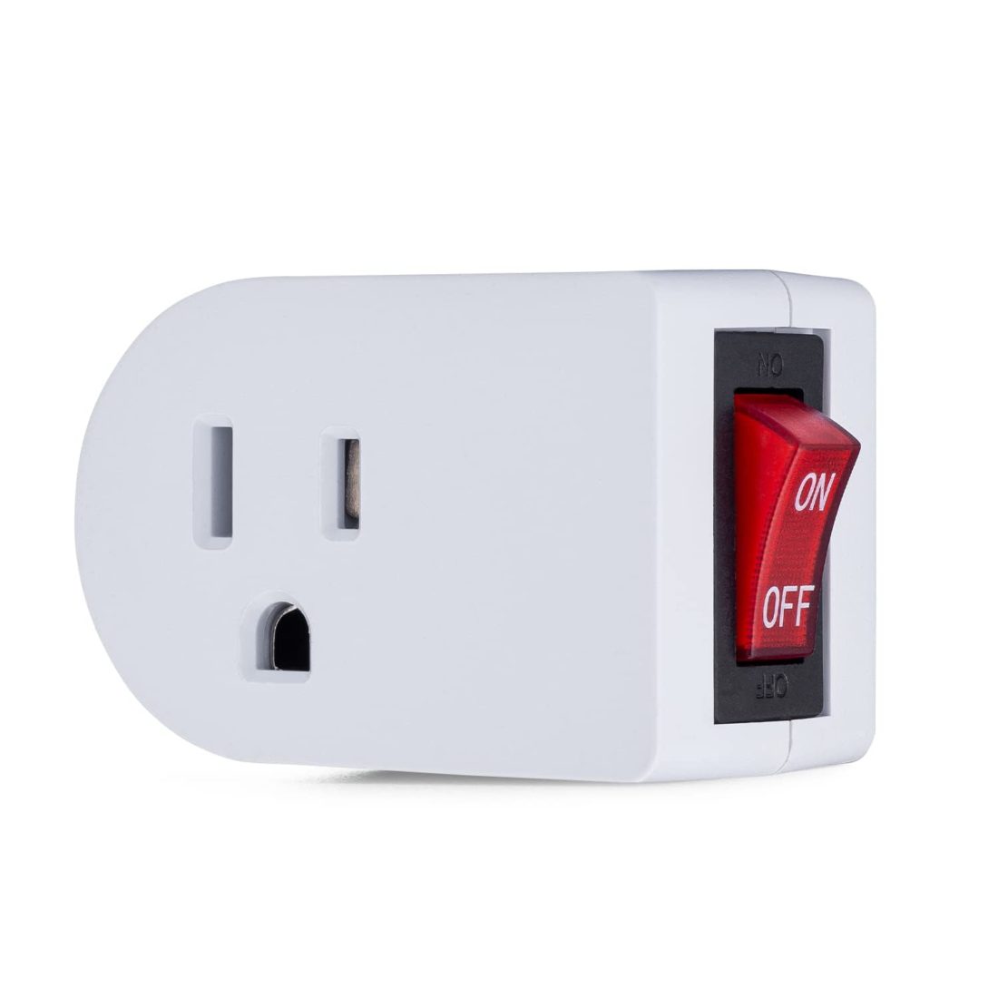 Luxtronic Grounded Power Adapter 120-Volt Outlet Switch