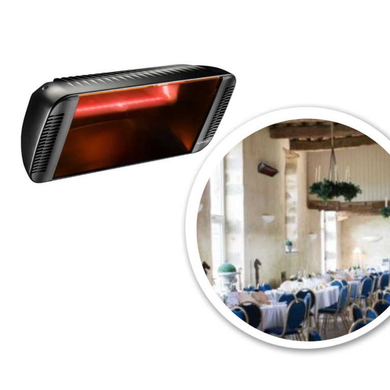 Heliosa 66 Black - Infrared halogen heater | Heating Green